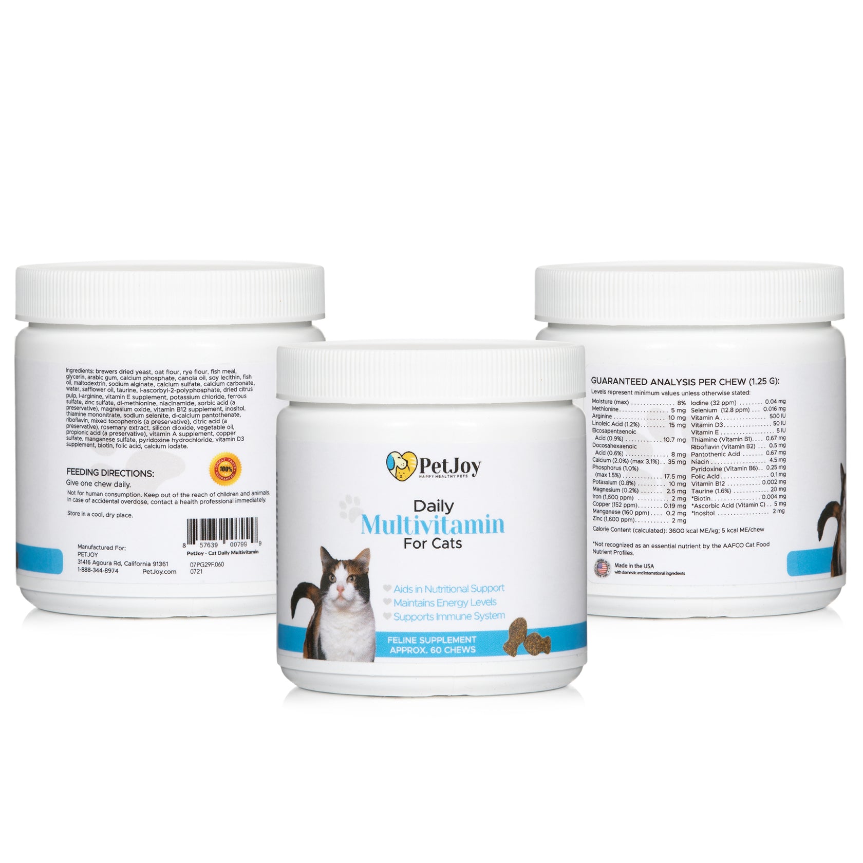 Advanced Daily Multivitamin for Cats – PetJoy Supplements